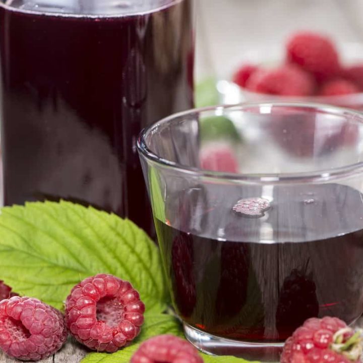 Polish Canned Raspberry Syrup Recipe - Sok Malinowy - Polish Foodies