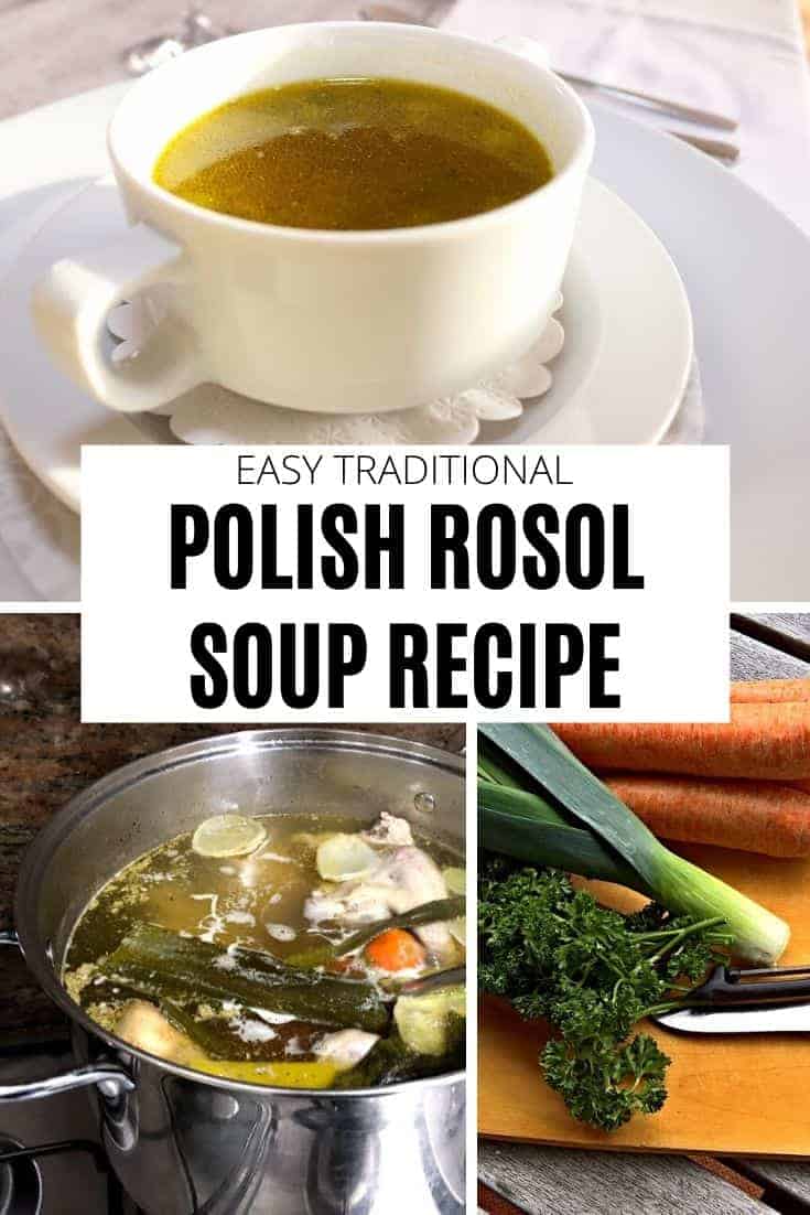 Rosół: The Authentic Polish Chicken Soup from Babcia's Kitchen