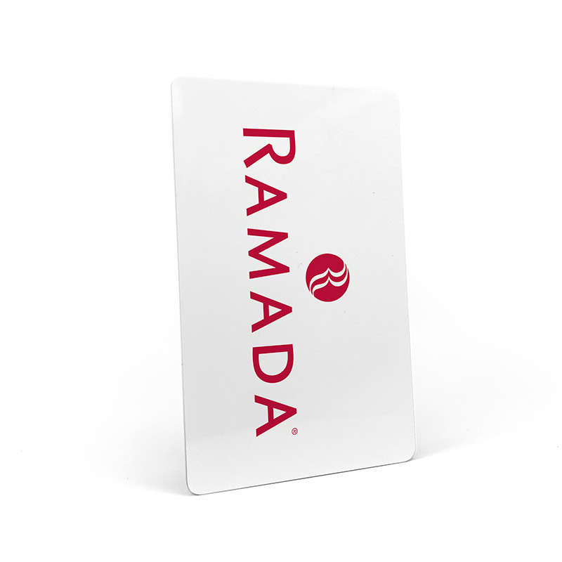 Ramada Plaza White RFID Key Card - RFID Hotel