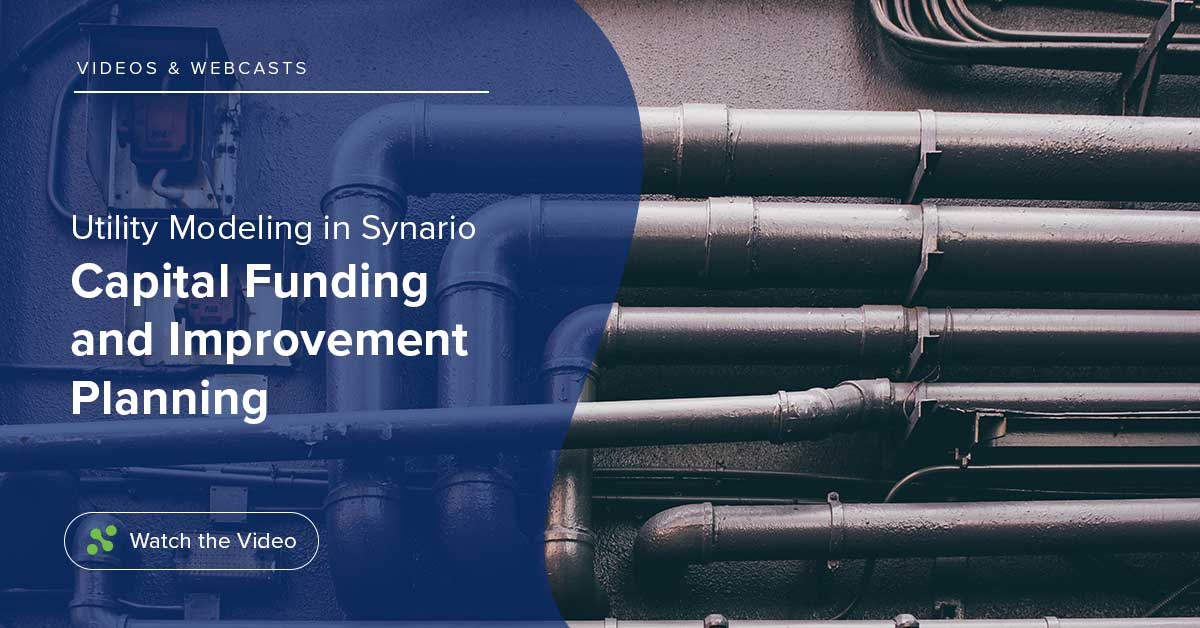 Capital Planning - Utility Financial Modeling Video Series | Synario